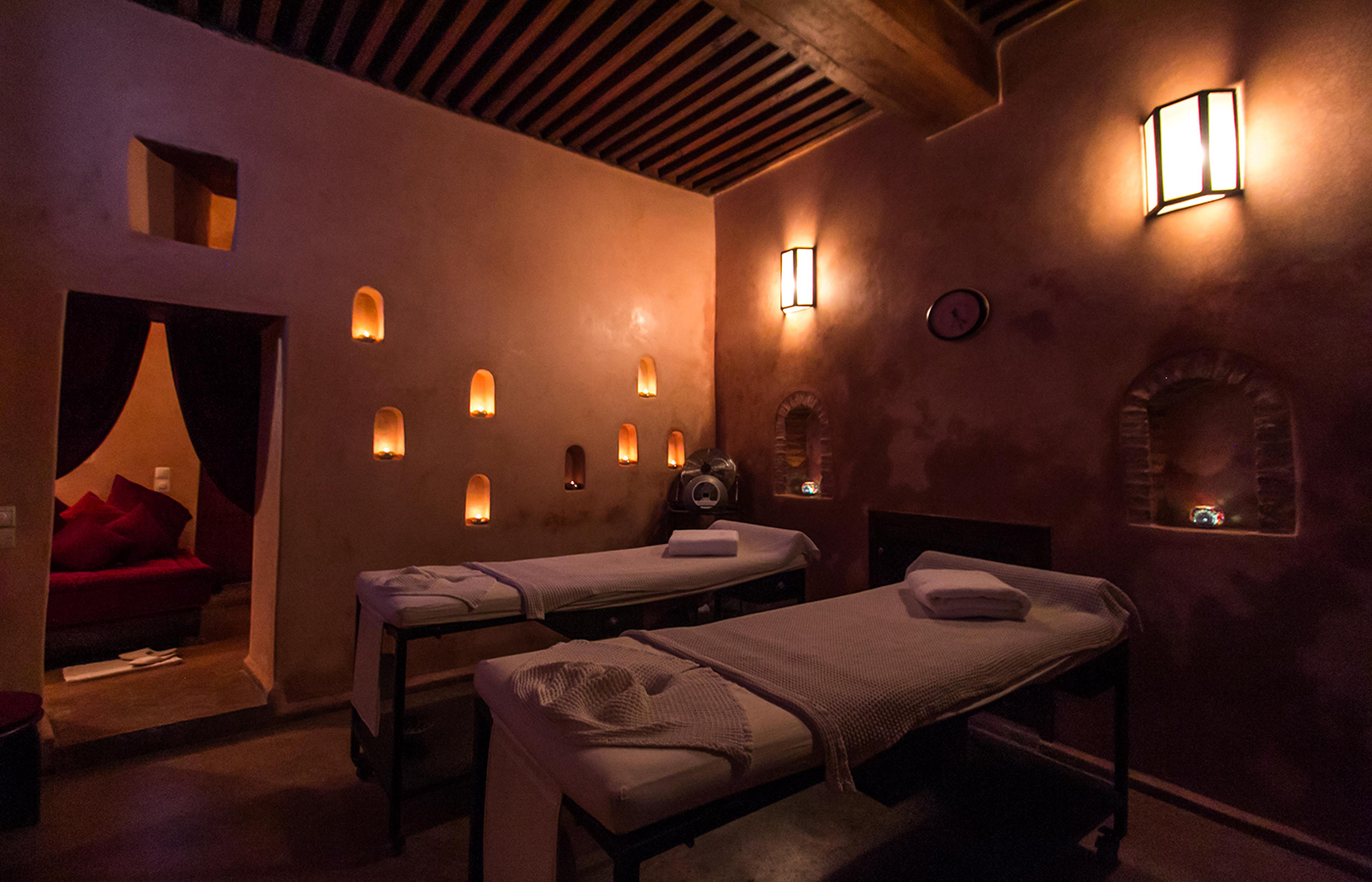 Glass enjoys a private hammam at the Spa Laaroussa, Fez, Morroco - The ...