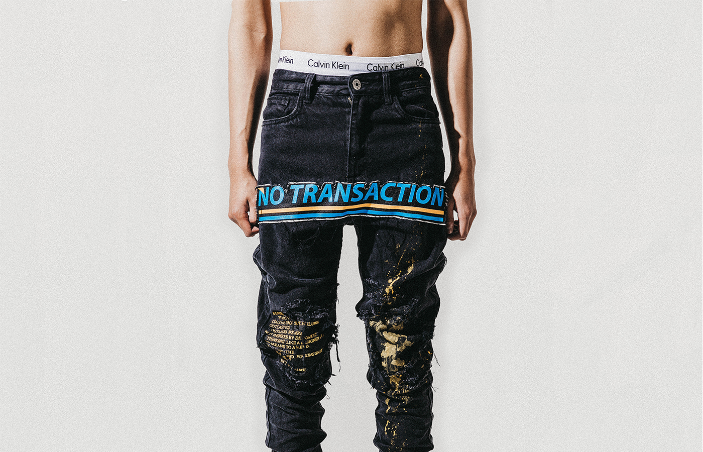 Denim with a message by Val Kristopher - The Glass Magazine