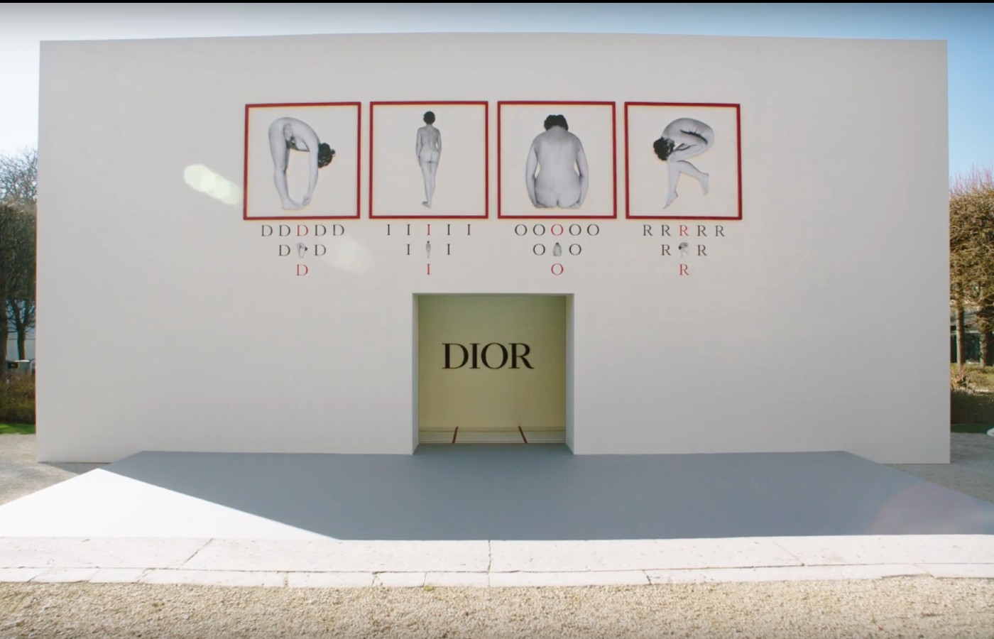 The Making of Dior’s Naked Alphabet Scenography at AW19 PFW - The Glass ...