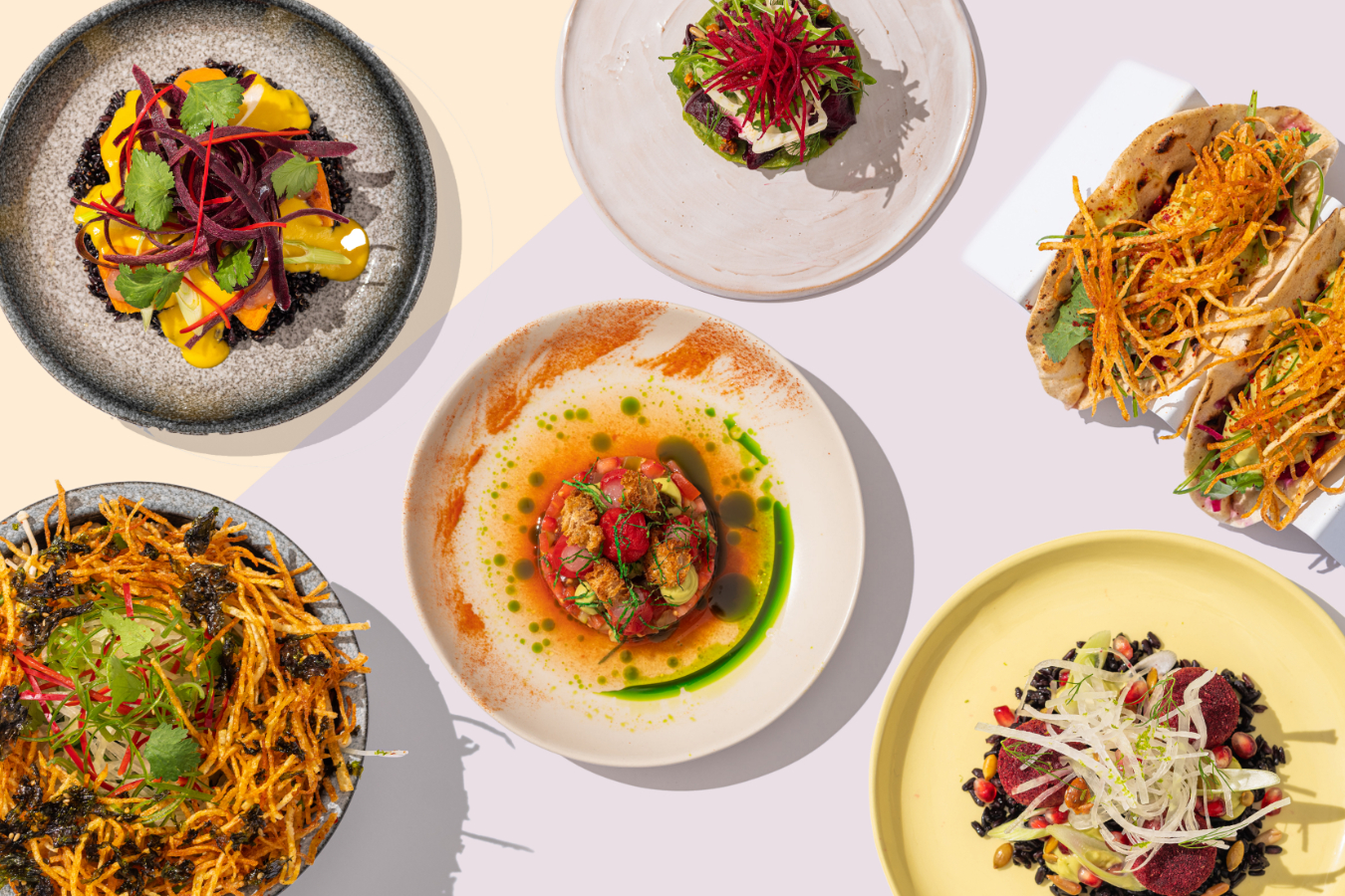 Glass tastes the new Daisy Green x Plates vegan menu at Scarlett Green ...