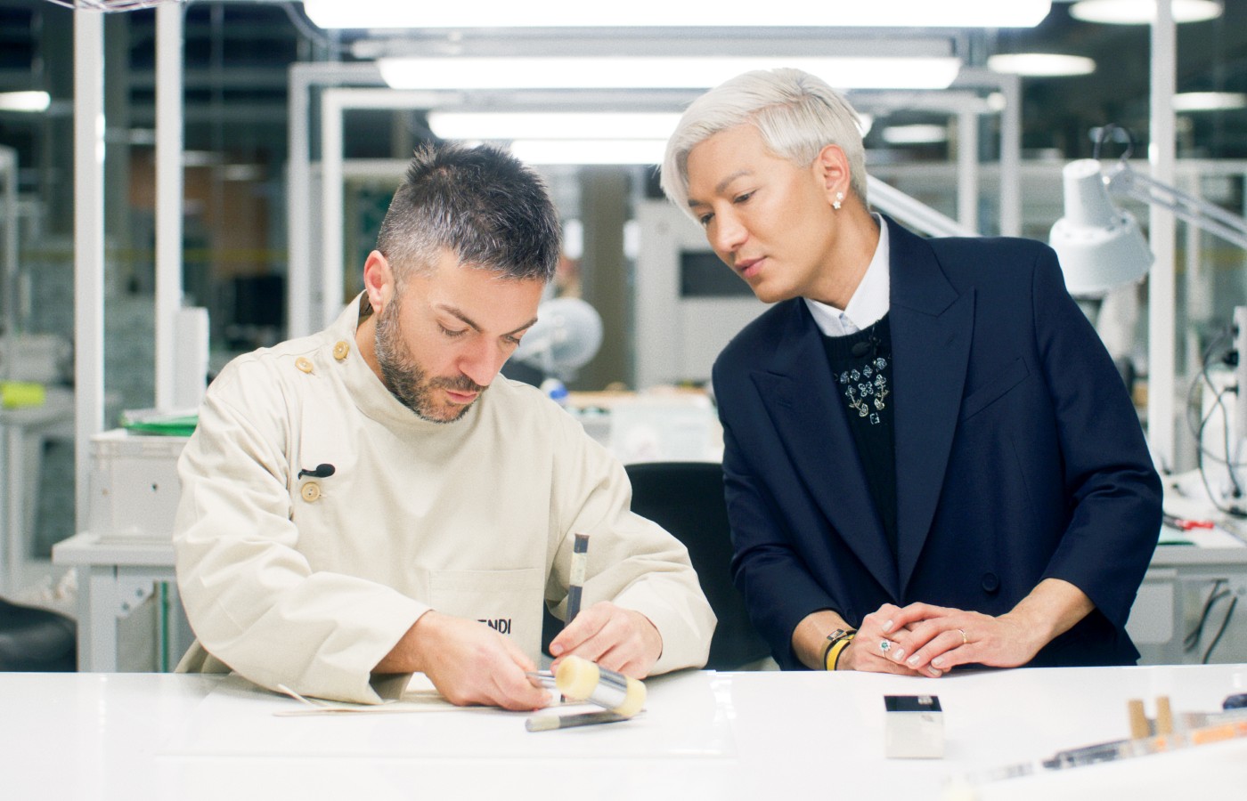 Bryan Boy showcases the craftsmanship of Fendi’s Peekaboo Interlace ...