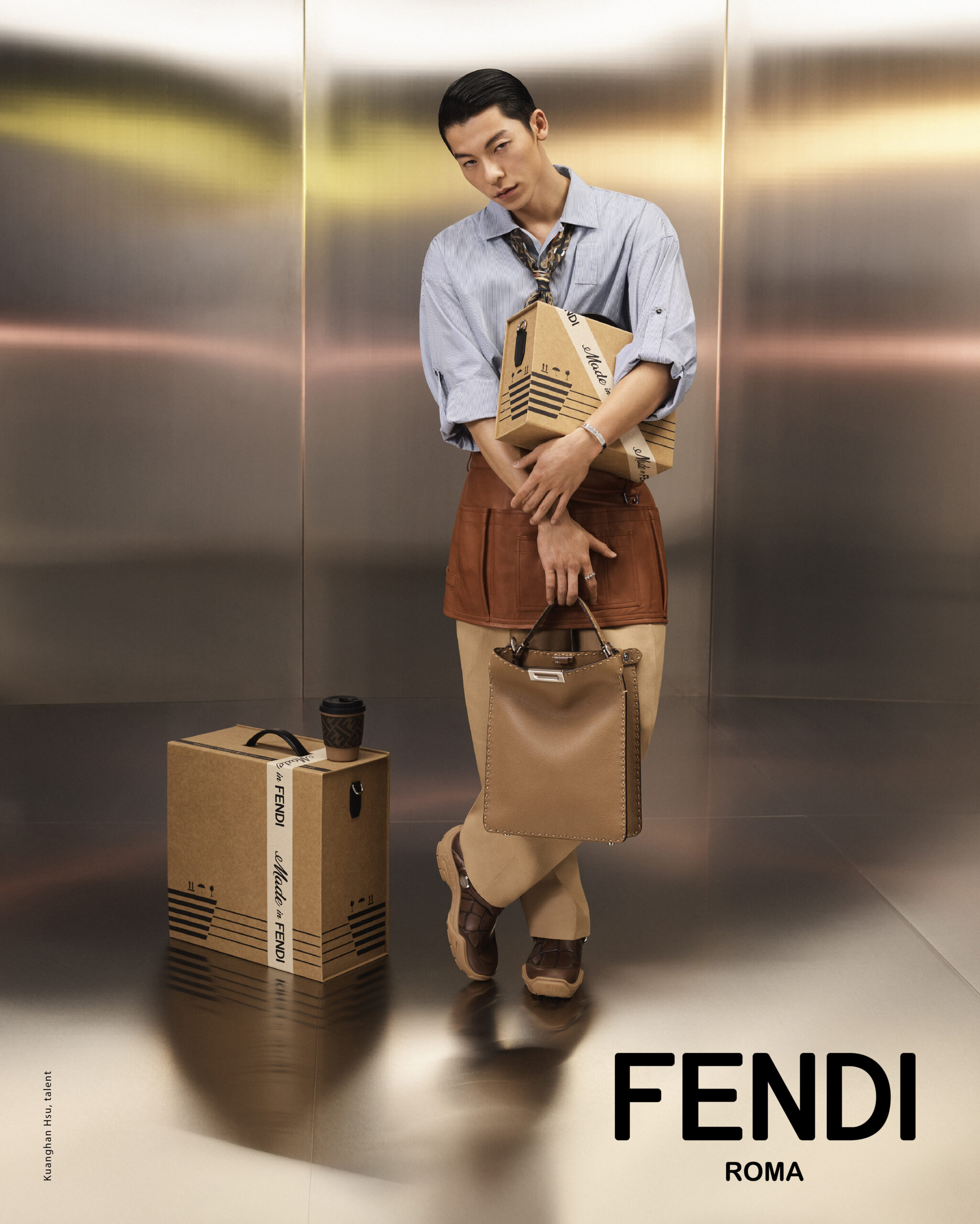 Fendi focus on factory innovation in SS24 menswear campaign - The Glass ...
