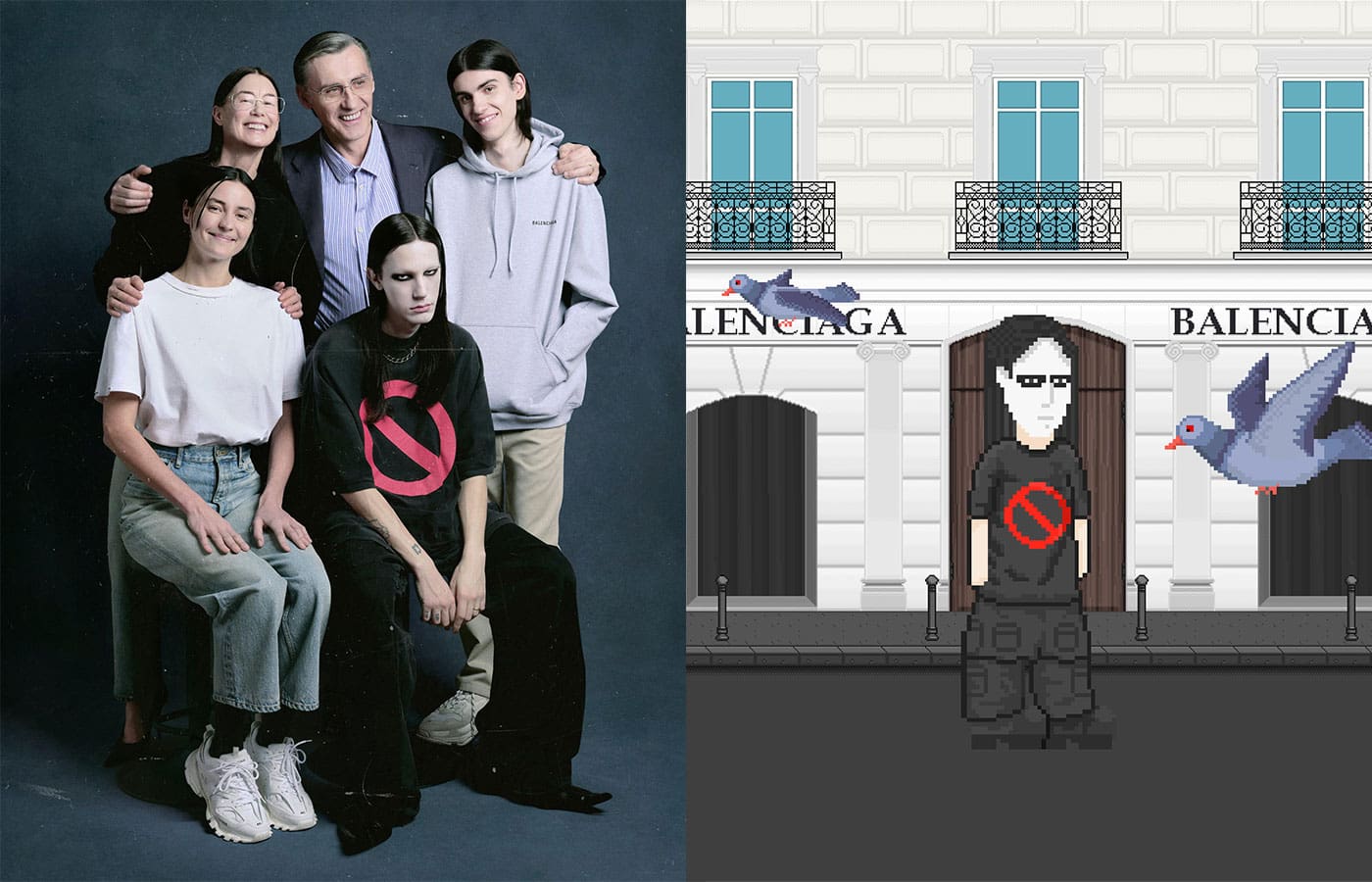 Balenciaga Music teams up with BFRND for new merch and 8-bit game - The ...