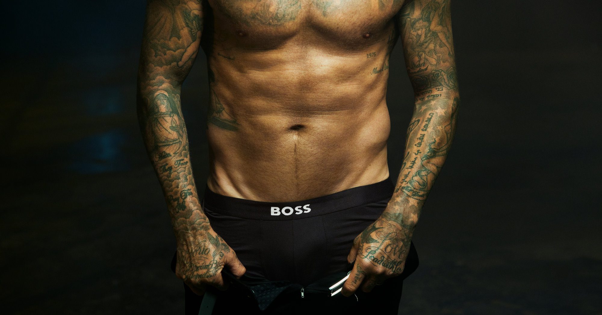 David Beckham stars in new BOSS ONE Bodywear campaign - The Glass Magazine