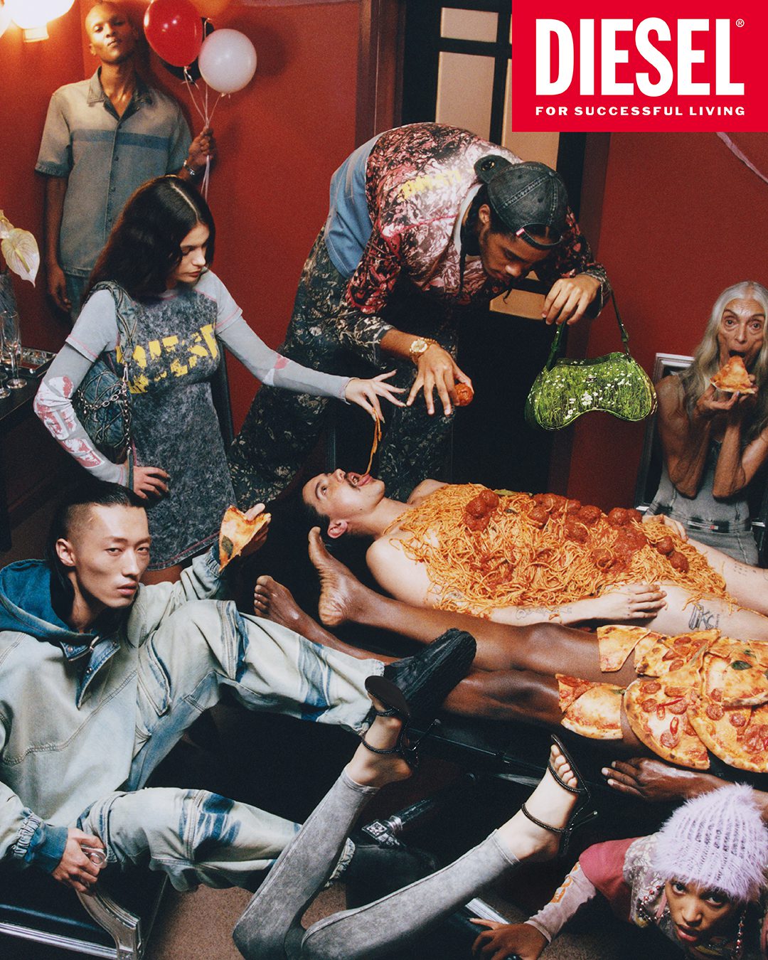 Diesel points to absurdity for its SS25 campaign - The Glass Magazine