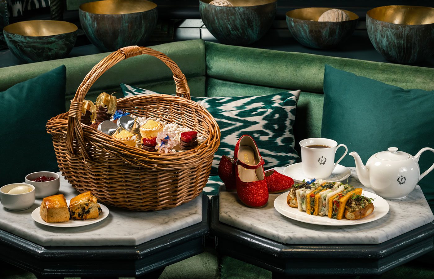 Glass delights in a wonderfully Wicked Afternoon Tea at The Franklin ...